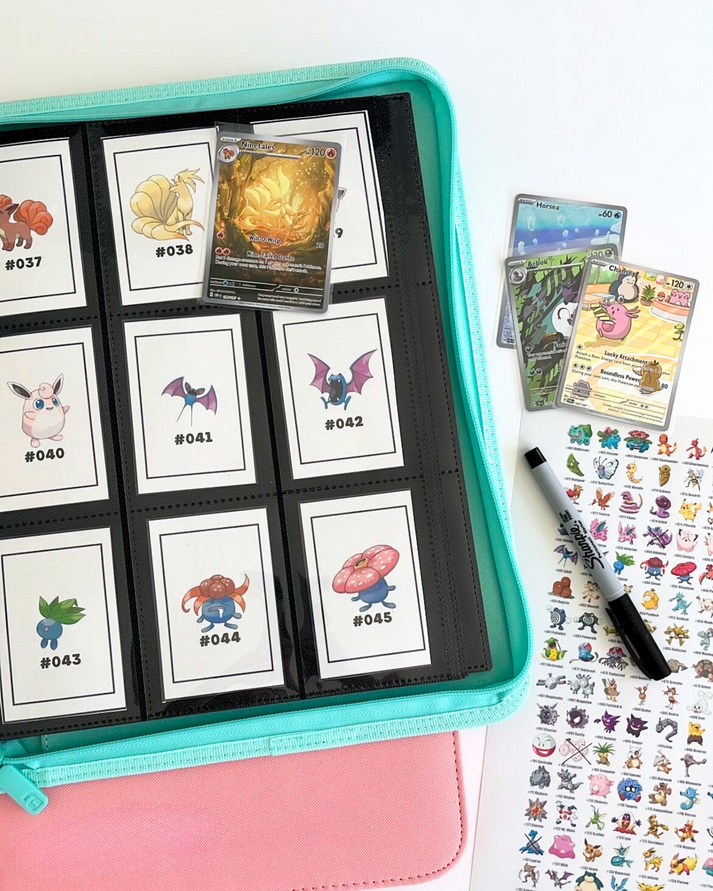 Pokémon Binder Template - Printable PDF for Card & Collection Organiza ...
